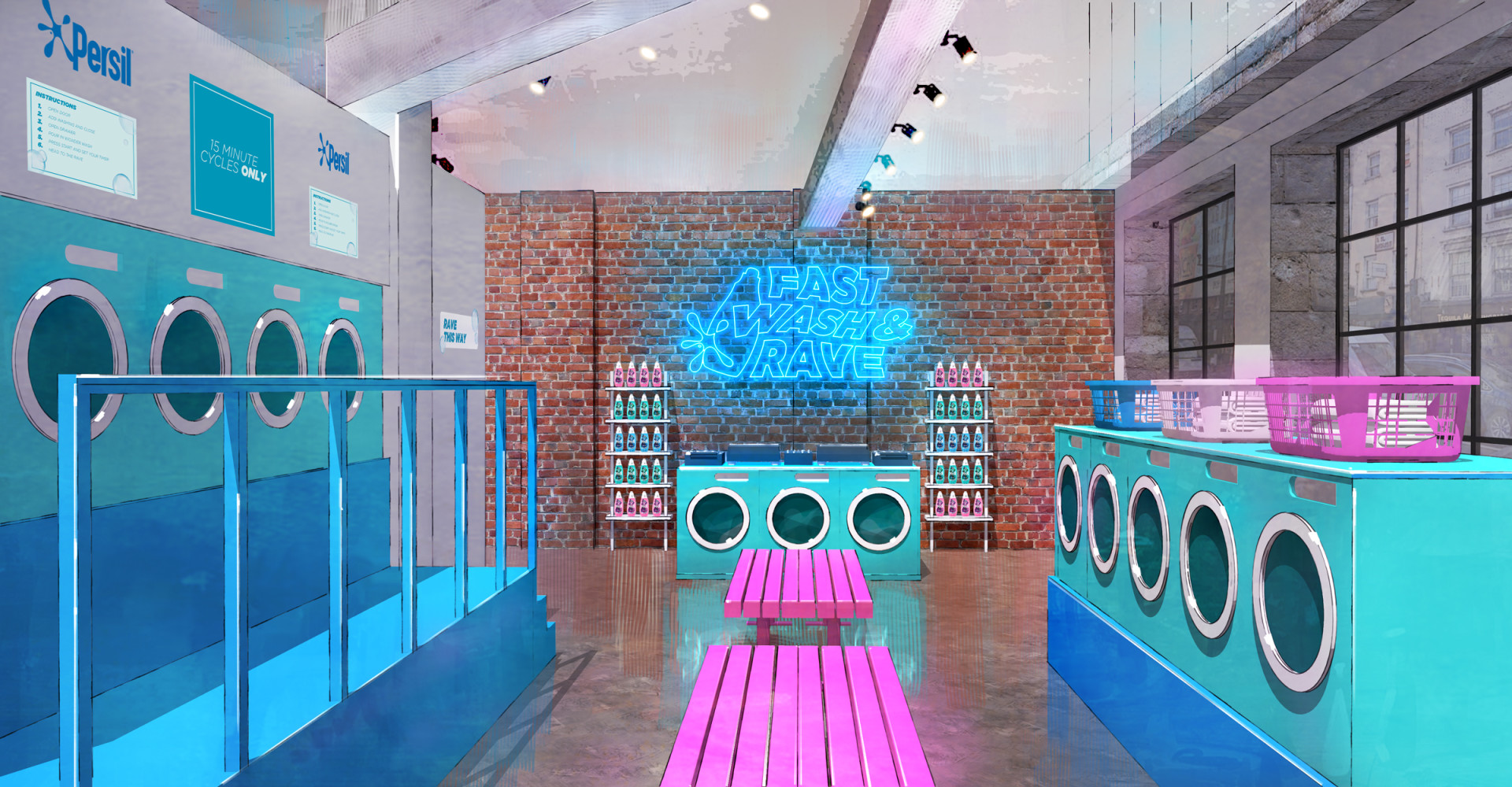 Wonder Wash’s Fast Wash and Rave Laundrette T&Cs | Persil